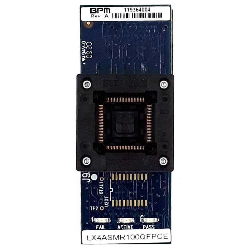LX4ASMR100QFPCE Socket Card | BPM Microsystems device programming ...